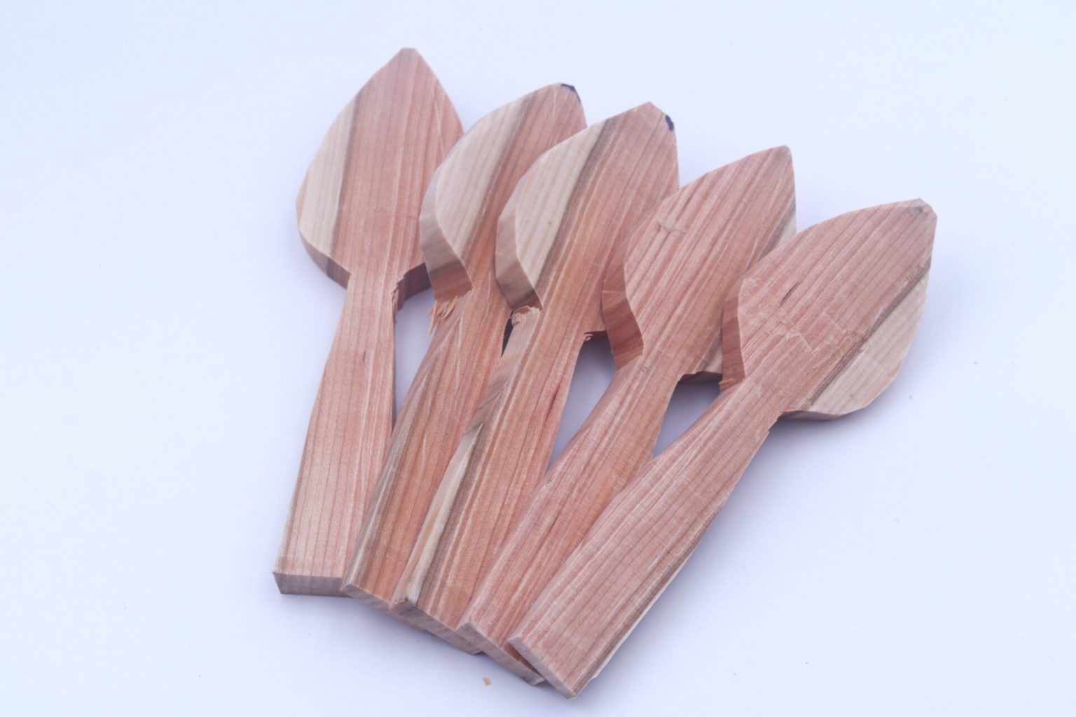 Tom's Eating Spoon Blanks - Pack of 5 - Cherry - The Spoon Crank