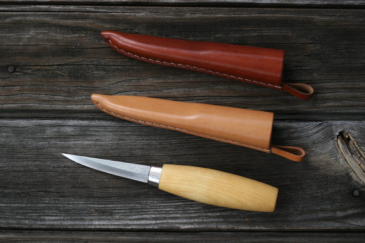 Leather Sheath – MORA Carving Knife – The Spoon Crank