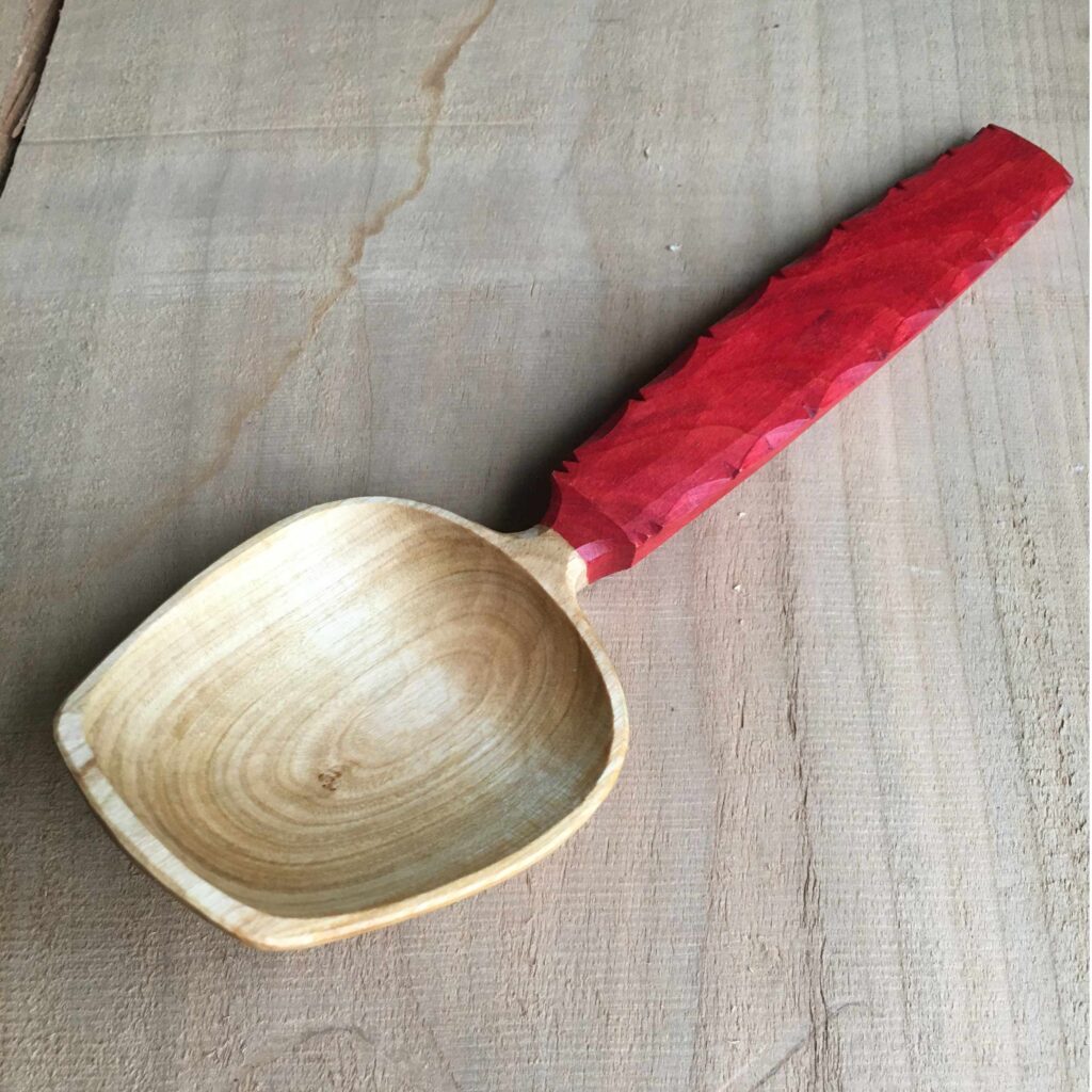 Red Serving Spoon – The Spoon Crank