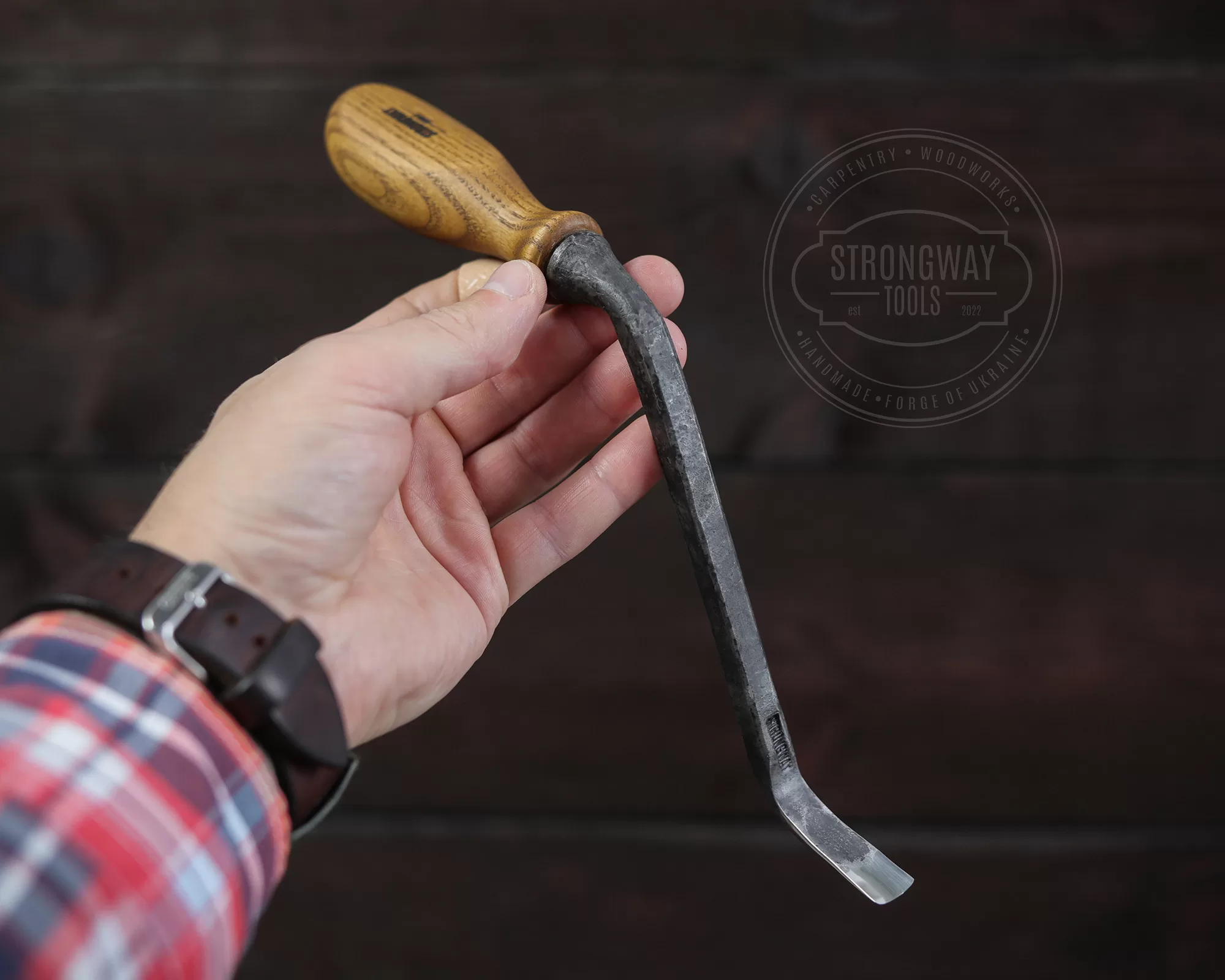 Hooked Dogleg Gouge (Small) - The Spoon Crank