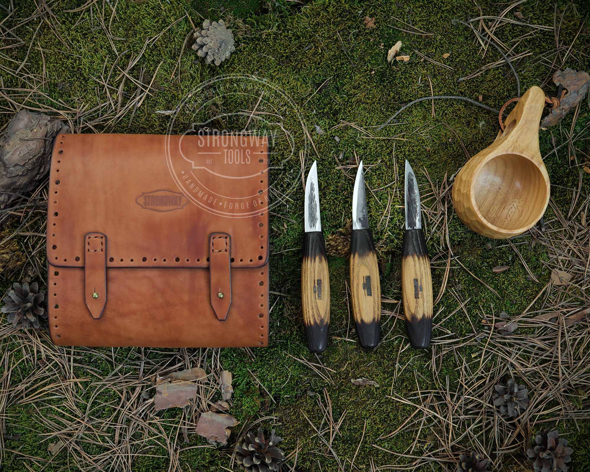 Set of three knives - The Spoon Crank