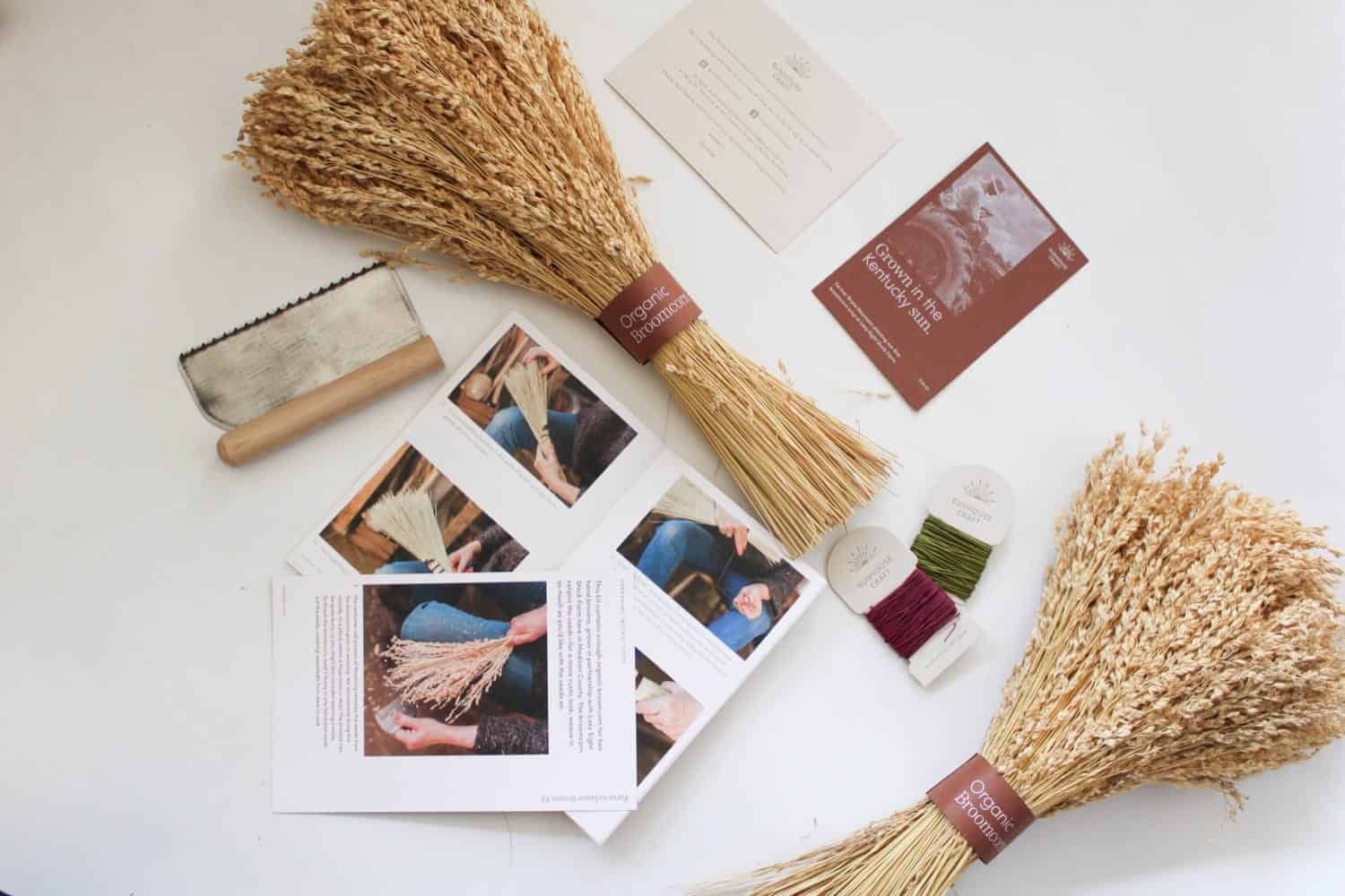 Broom Making Kit – 4x Handbrooms – The Spoon Crank