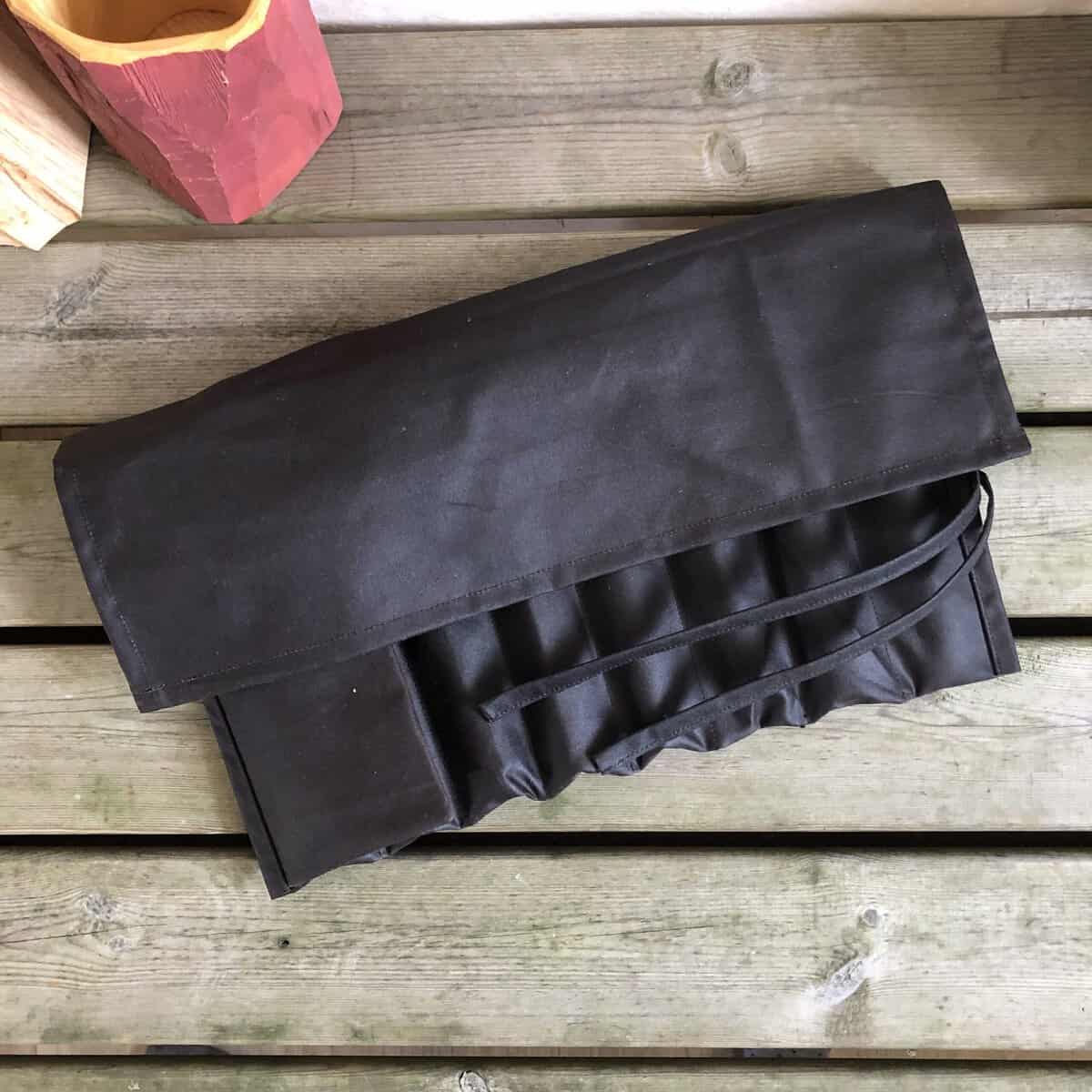 Darkest Brown Waxed Canvas Tool Roll (Copy) – The Spoon Crank