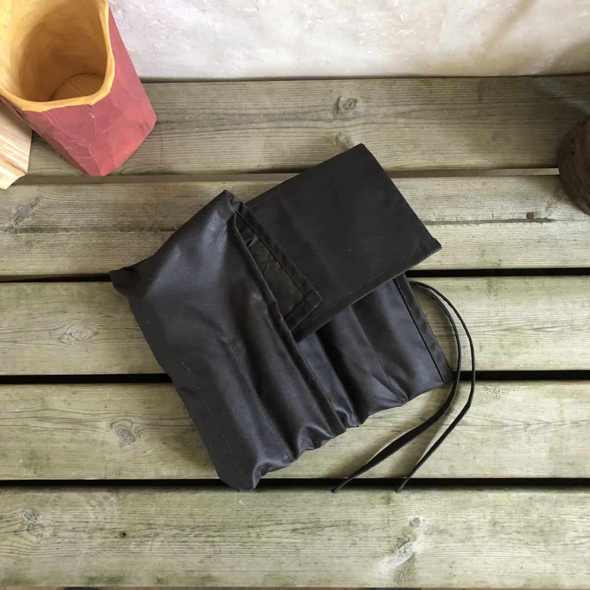 Darkest Brown Waxed Canvas Tool Roll (Copy) – The Spoon Crank