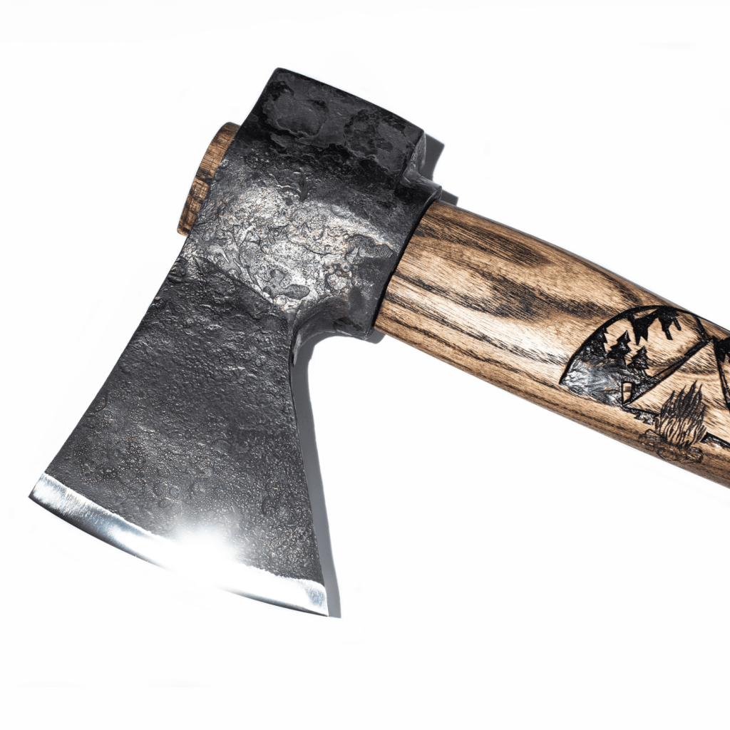Bushcraft Axe with Short Handle – The Spoon Crank