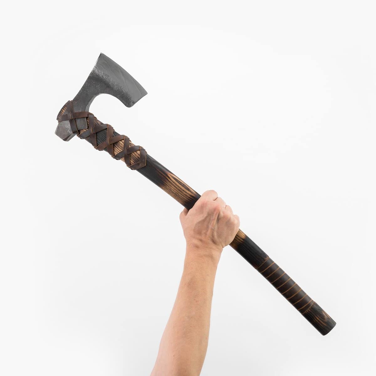 Viking Bearded Axe with Long Shaft - The Spoon Crank
