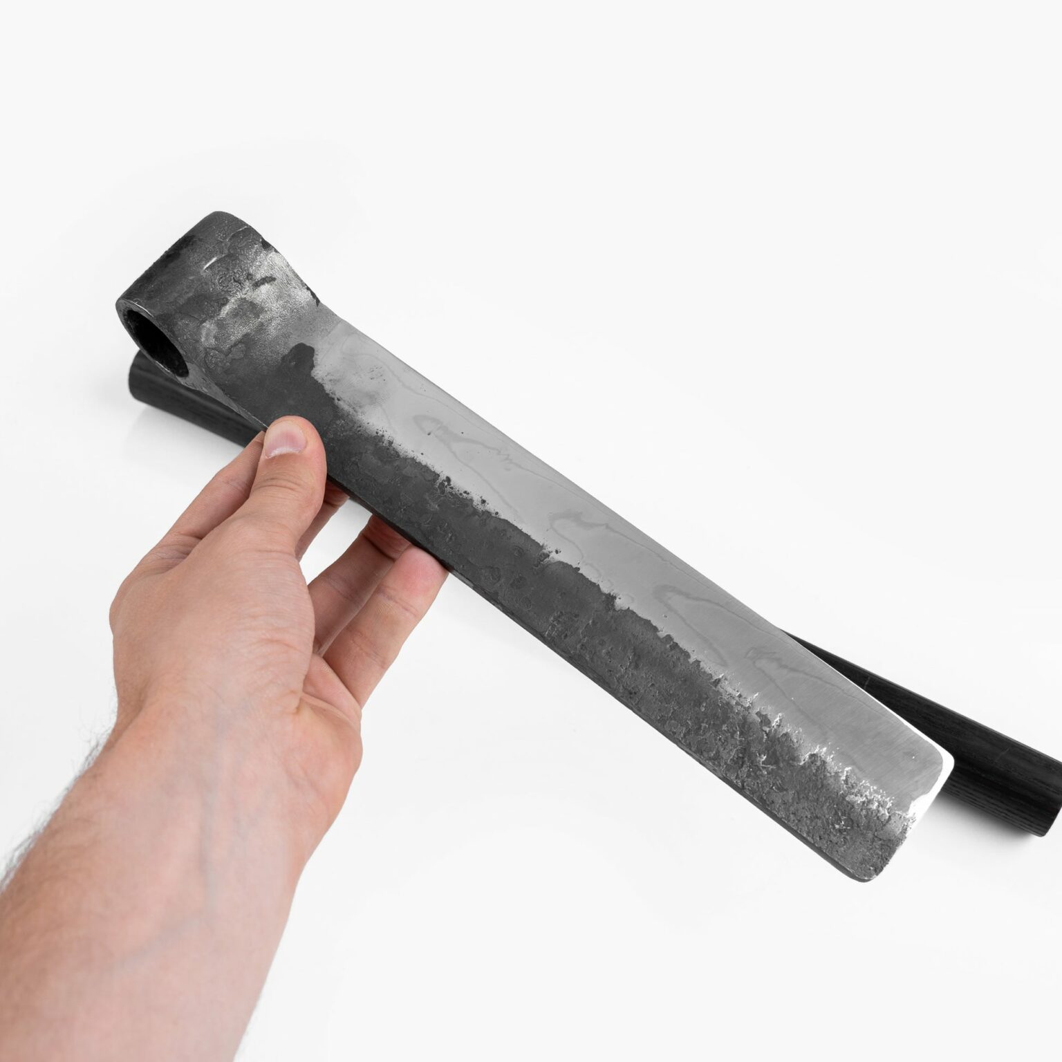 Splitting Froe with Black Handle – The Spoon Crank