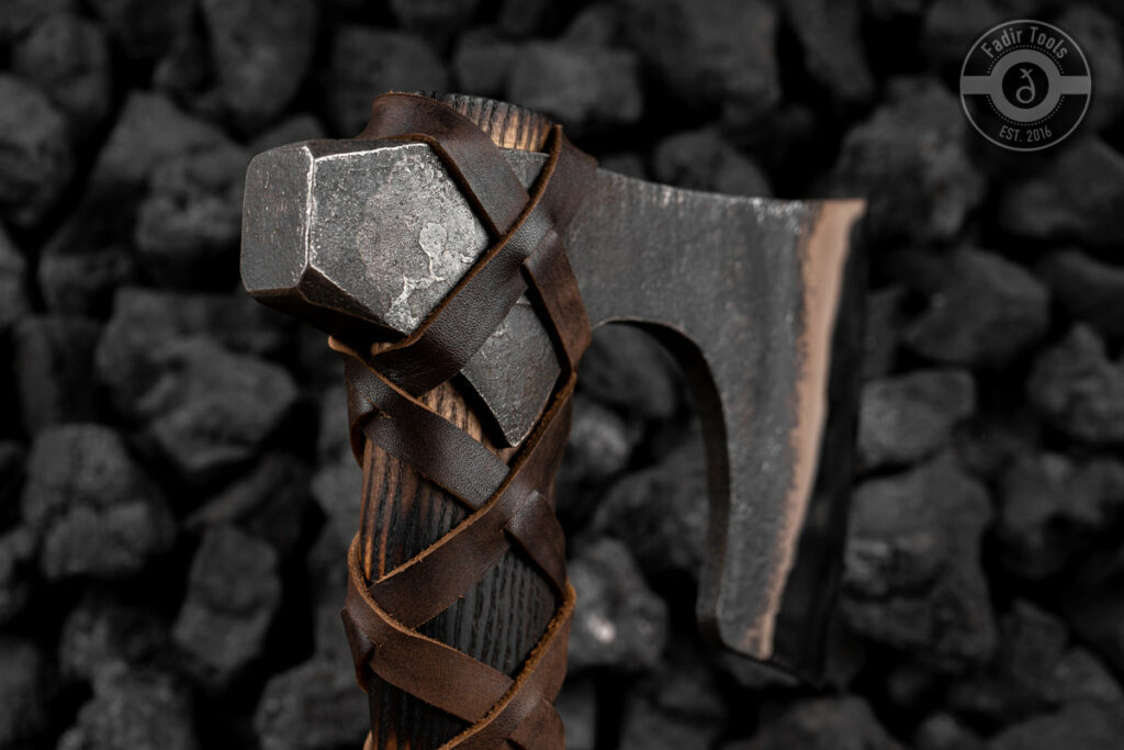 Viking Bearded Axe with Long Shaft - The Spoon Crank