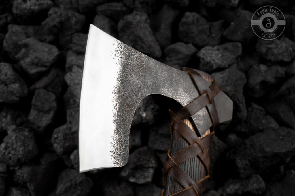 Viking Bearded Axe with Long Shaft - The Spoon Crank