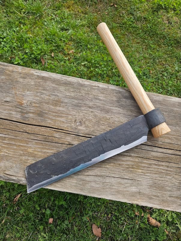 Hand Forged Froe for Splitting Wood (10”, 12”, 14”) – Carpenters Froe ...