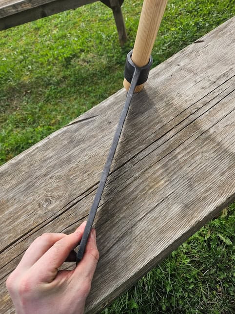 Hand Forged Froe for Splitting Wood (10'', 12'', 14'') - Carpenters ...