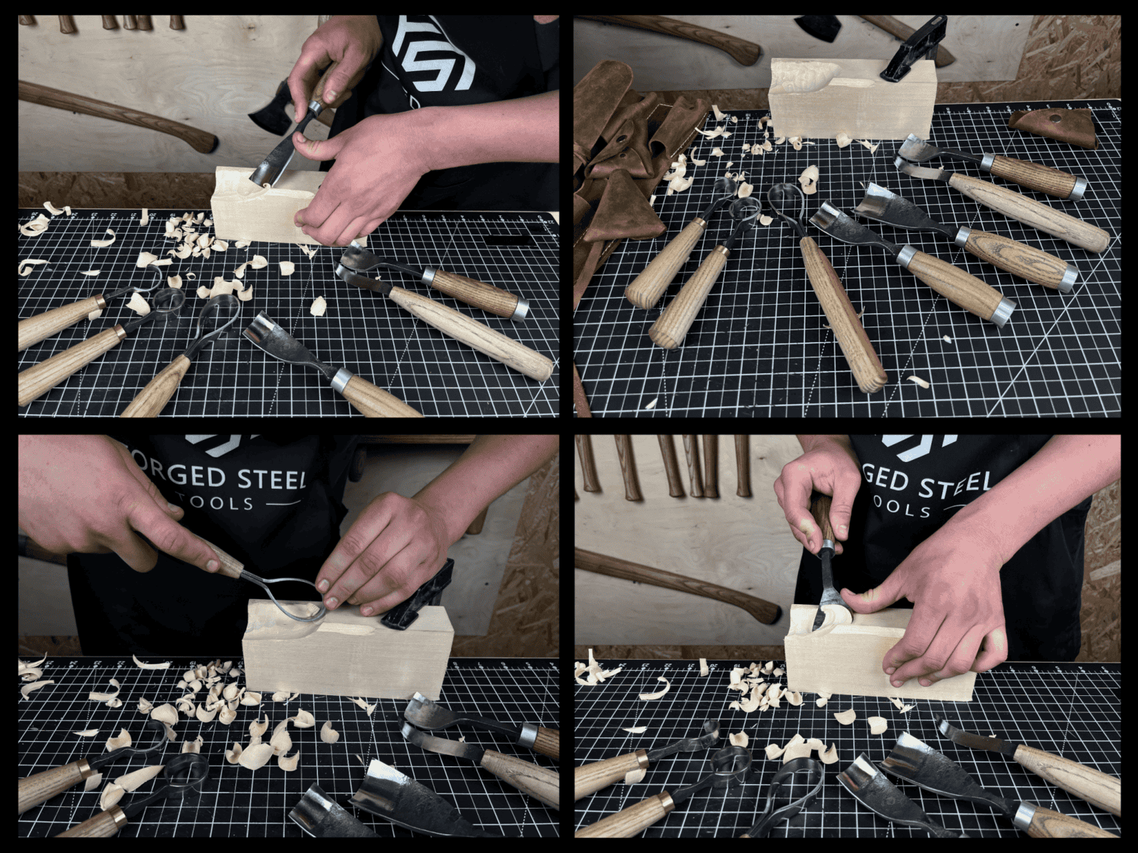 7-Piece Spoon/Bowl Carving Tool Set - The Spoon Crank
