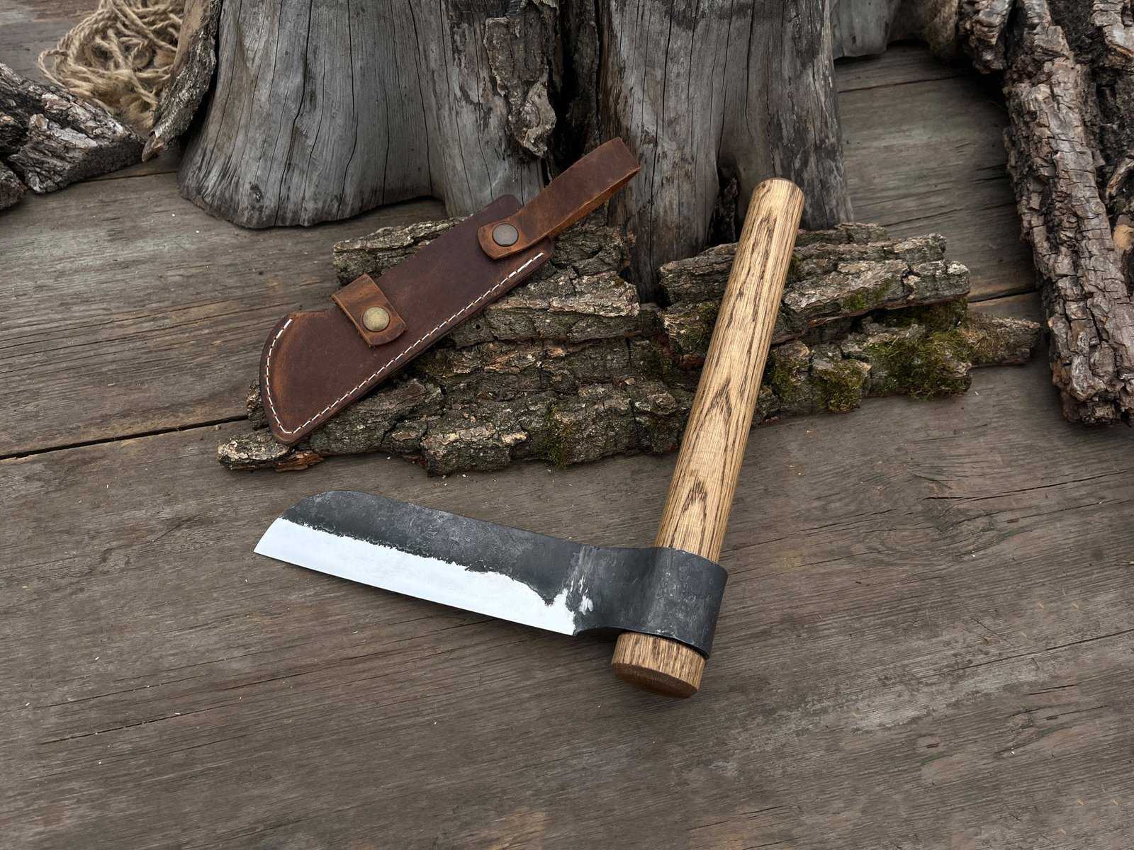 Hand-Forged Splitting Froe, Blade – 15.5 cm (6.1 inches) – The Spoon Crank