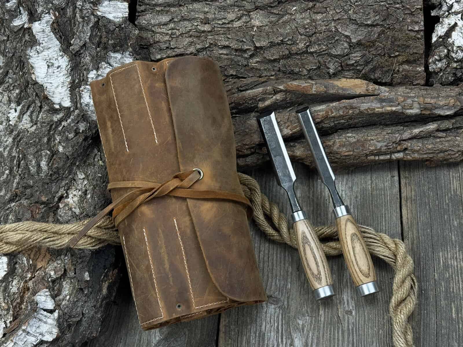 15 Pocket Leather Tool Roll – The Spoon Crank