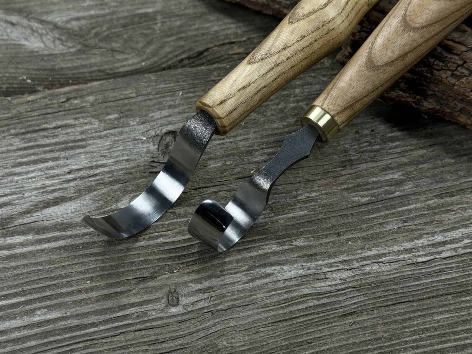 2-Piece Spoon Carving Hook Knife Set – The Spoon Crank