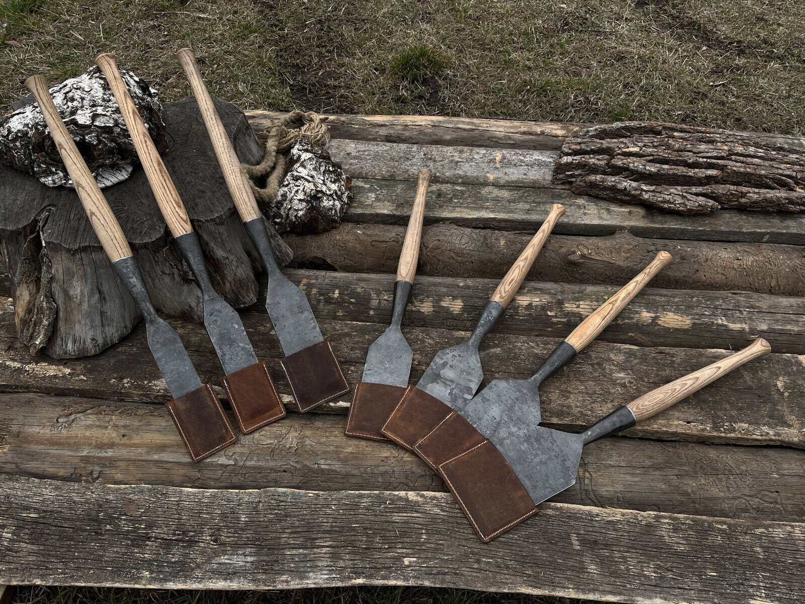 7-Piece Long Timber Framing Chisel Set – The Spoon Crank