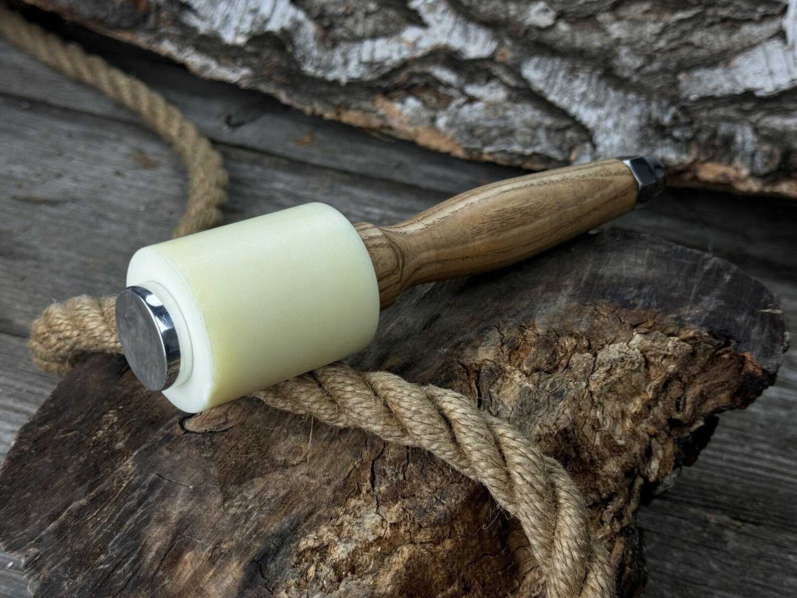 Handmade Mallet with Nylon Head, 21.5 cm (8.46 inches) – The Spoon Crank